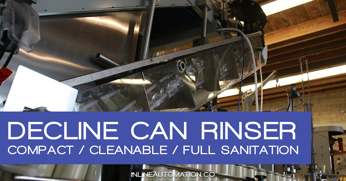 Decline Can Rinser | Inline Automation | Canning Breweries